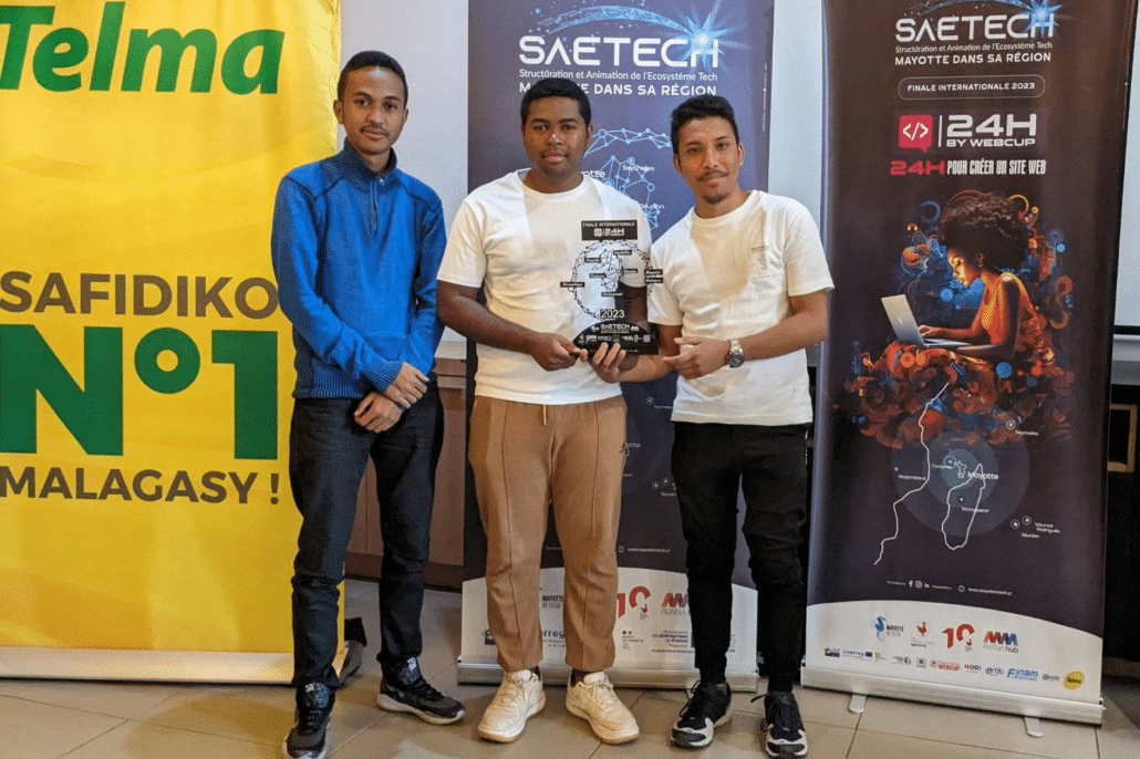 Madagascar remporte la victoire du concours 24H By Webcup – ict.io